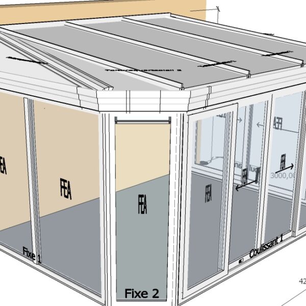 La véranda aluminium en kit, pour un excellent rapport qualité prix